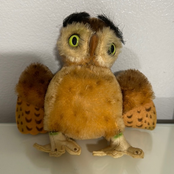 steiff | Other | Vintage German Steiff Mohair 4 Wittie The Owl 95s ...